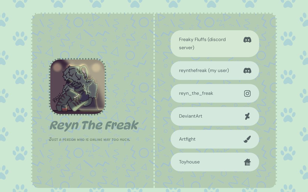 Reyn The Freak's socials